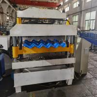 China Double Layer Roofing Sheet Machine IBR Making Machine Colored Glaze Steel for sale