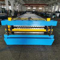 China Double Layer Roofing Sheet Machine IBR Making Machine Colored Glaze Steel for sale