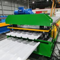 China 380V 50Hz Roof Sheet Making Machine Panel Roll Forming for sale