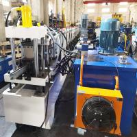 China 380V Door Frame Roll Forming Machine PU Foam Shutter for sale