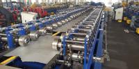 China Corrugated Steel Shelf Panel Rolling Forming Machine PLC control for sale