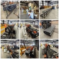 China glazed tile Storage Rack Roll Forming Machine Colored Steel 7.5kw for sale