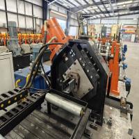 China glazed tile Storage Rack Roll Forming Machine Colored Steel 7.5kw for sale