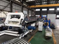 China 360-628mm Width Corrugated Metal Pipe Forming Machine for 50 kg Pipes Manufacturing for sale