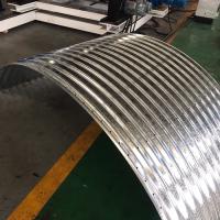 China 360-628mm Width Corrugated Metal Pipe Forming Machine for 50 kg Pipes Manufacturing for sale