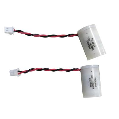 China Factory Supply Disposable Semi-solid State ER14250 3.6V Waterproof Cylindrical Battery 1200mAh ETC Water Meter Instruments 12 for sale