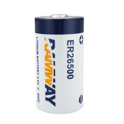 China High Capacity 9000mAh ER26500 3.6V Lithium Primary Semi-solid State A-Grade RAMWAY Battery Smart Meters Sensors Electric for sale