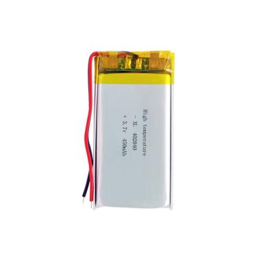 China China Suppliers 402040 High Temperature Rechargeable ultra Thin Lipo 3.7v 450mah Battery Solid State Battery Li-polymer for sale