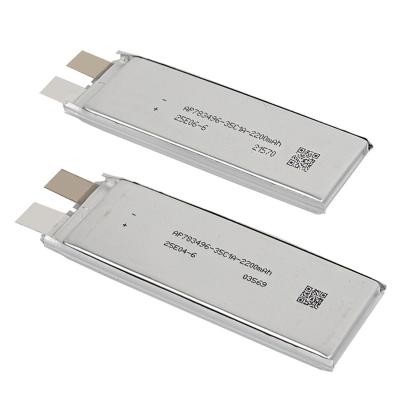 China 35C Discharge 2200mAh 783496 LiPo Battery Pack - High Power RC Battery for Drones, RC Cars, Aircraft Models for sale