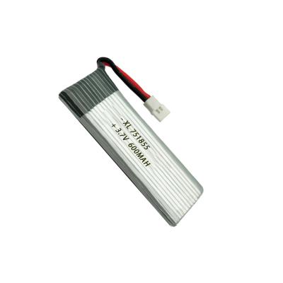 China High Quality 701855 751855 3.7v 500mah Li-ion Lipo Battery for Rc Drone for sale