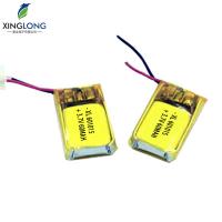 China 601015 3.7v 60mah Small Li-po Battery  for  Headset/smart Watch for sale