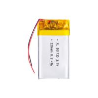 China 501730 3.7V 220mAh Rechargeable Li-Po Battery for Fitness Tracker and Toys for sale
