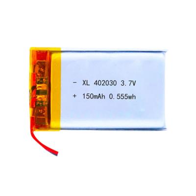 China XL 3.7V 150mAh Rechargeable Battery Model 402030 for Fans, Electronic Scales, Bluetooth Headsets, Factory Direct Supply for sale