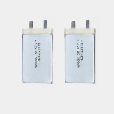 China High Capacity 1800mah 3.2V Lifepo4 Cell - 25C Discharge Rechargeable Lithium Polymer Battery Cell for Power Tools for sale