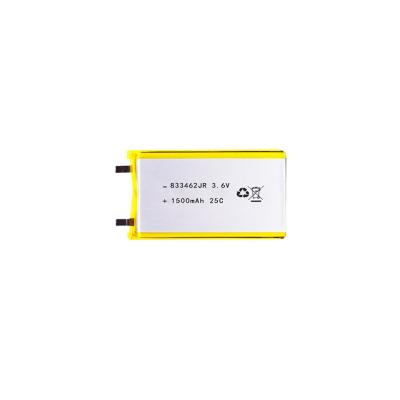 China 1500mAh 3.6V 25C  Lithium Polymer Lithium-ion Rechargeable Polymer Lithium Battery for Drones, Customizable to Other Capacities for sale
