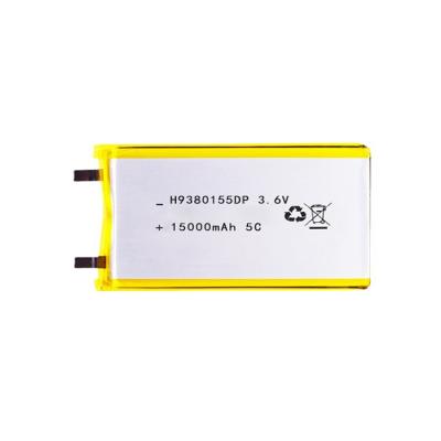 China 15000mAh 3.6V 5C  Lithium Polymer Lithium-ion Rechargeable Polymer Lithium Battery for Drones, Customizable to Other Capacities for sale