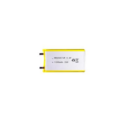 China 1200mAh 3.6V 25C  Lithium Polymer Lithium-ion Rechargeable Polymer Lithium Battery for Drones, Customizable to Other Capacities for sale