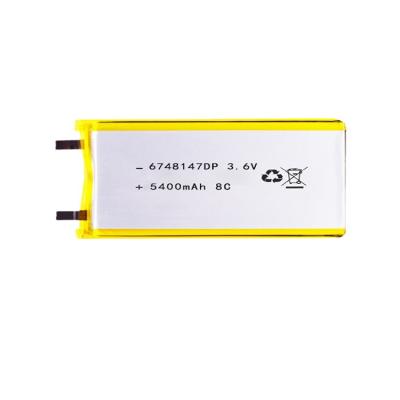 China High-density 3.6V  5400mAh 8C  Semi-solid Lithium-ion Battery Pack for Drones  Customizable to Other Capacities for sale