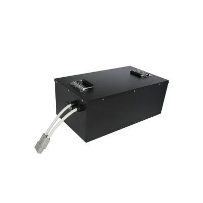 China High-power Rechargeable Battery 48V\ 51.2V\73.6V 100Ah Golf Cart Battery for sale