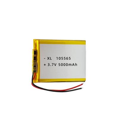 China 105565 Polymer Lithium-ion Battery 3.7V 5000mAh Rechargeable Battery for sale