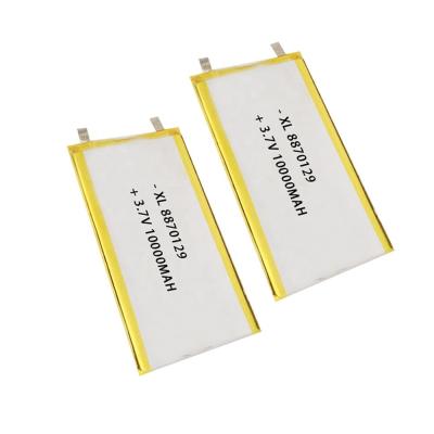 China 8870129 Li-ion Battery 3.7v 10000mah Battery Cell for Mobile Power Supply for sale