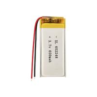 China New Rechargeable Flat Small 402248 502248 602248 652248 702248 3.7V 600mah 650mah 700mah Lithium Ion Polymer Battery With PCM for sale
