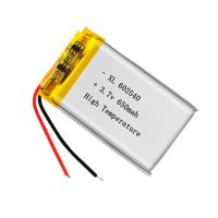 China 602540 High Temperature 3.7v 650mah XL Brand Small Size 6x25x40mm PCB Lithium Ion Battery with 500 Cycles for sale