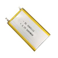 China High Capacity Lipo Battery 5565113 3.7v 5000mah 18.5wh Rechargeable Polymer Battery Music Battery for sale