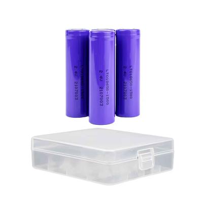 China 2.4V 1500mah LTO Battery 18650 Rechargeable Cylindrical Lithium Ion for High-Grade Portable Power Supply EV RV High for sale