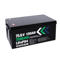 China 12V 100Ah LiFePO4 Deep Cycle Battery 1280Wh with 100A BMS 5-Year Lifespan for RV Solar Panel Trolling Motor Camper for sale