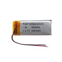 China 602050 Polymer Lithium Battery 3.7V600mAh Tester GPS Locator Soft Pack square Lithium Battery for sale