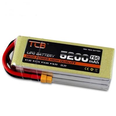 China TCB1100/1500/6000/8000/3500/5200mah7.4V11.1V2S/3S/4S 6S 35C 45C 75C Aircraft Battery for Drone Batteries for sale