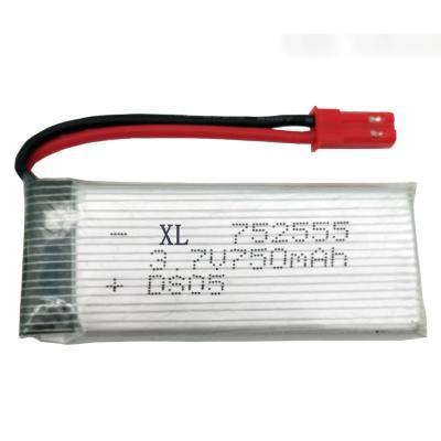 China Rechargeable Drone Battery 752555 Li-ion Battery750mah 3.7v Lipo Battery 25C Battery for sale