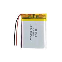 China High Capacity 1200mAh 3.7V Lithium Polymer Battery with 500 Cycles for Smart Watch and Bluetooth Speaker for sale