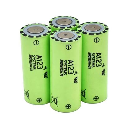 China A123 3.2V 26650 LiFePO4 Battery with Low-temperature Resistance, High-speed 4C Charging and 50C Discharging for Electric Tools for sale