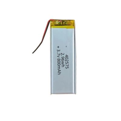 China 800mAh 3.7V Li-Polymer Battery with 800 Cycles for Light Strips and Lighting Equipment for sale