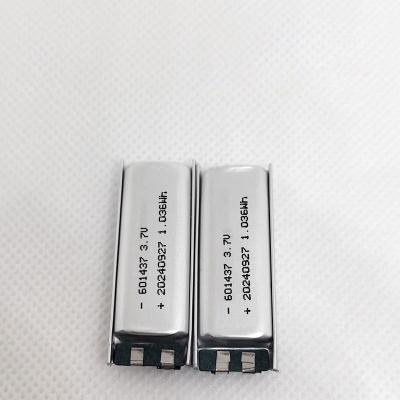 China 601437 Size 3.7V 280mAh Lithium Polymer Battery for Cameras and Toy Models for sale