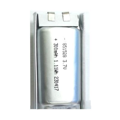 China 851528 3.7V 300mAh Lithium Battery with 10C Discharge and 300 Cycles for Massagers and Power Tools for sale