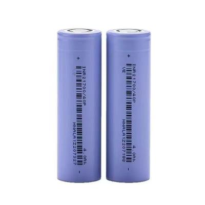 China 21700 Li-ion Battery 3.7V 4000mAh 12C High Rate with 1000 Cycles for Electronic Devices for sale