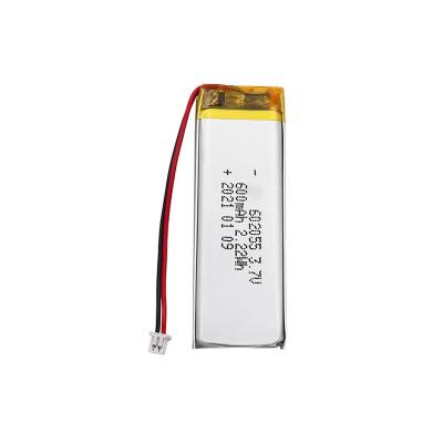 China 602055 600mAh 3.7V Lithium Polymer Battery with 500 Cycles for Electronic Devices for sale