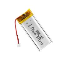 China Rechargeable 802045 Lithium Polymer Battery 3.7V 750mAh Li-Po Battery for Massage Gun Drone and Emergency Light for sale