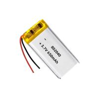 China 802040 3.7V 650mAh Lithium Polymer Battery Li-Po Rechargeable Battery for Facial Mist Sprayer for sale