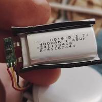 China 3.7V Rechargeable Battery 801635 Lithium Polymer Battery 400mAh Core Cell for LED Light Power Bank GPS Tracker for sale