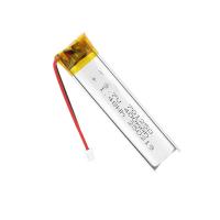China 701250 Lithium Battery 3.7V 400mAh Rechargeable Lithium Polymer Cell for Neckband Bluetooth Headphones and Camera for sale