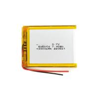 China Li-Po Battery 505060  2000mAh 3.7V Rechargeable Battery for Smart Door Lock and Humidifier for sale