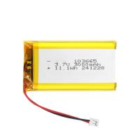 China 3.7V 3000mAh 103665 Li-Po Rechargeable Battery for Game Player Hand Warmer Two-way Radio for sale