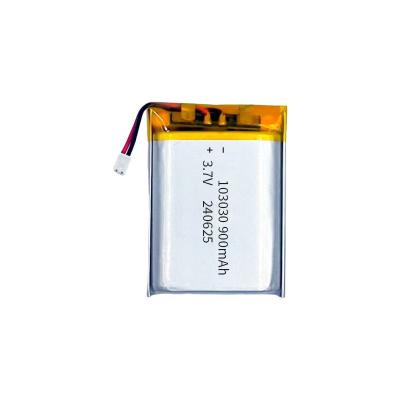 China 103030 Li-Polymer Battery 3.7V 900mAh Rechargeable Li-Po Battery for sale
