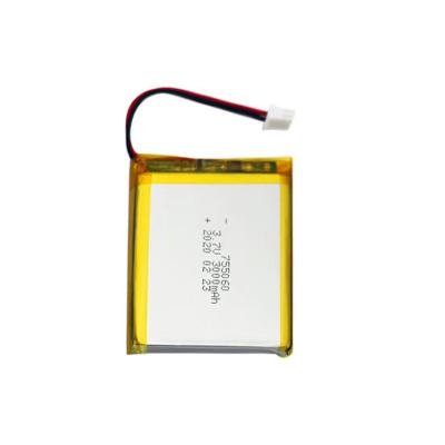China 755060 3.7V 3000mAh Lithium Polymer Battery for Medical Equipment and Solar Panel Power Supply for sale