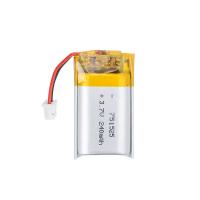 China 751525 3.7V 240mAh Polymer Lithium Battery for Outdoor Lights Microphones and Dash Cams for sale
