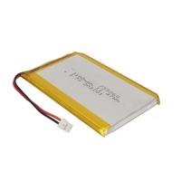 China 755068 Soft Pack Li-Polymer Battery 3.7V 3100mAh for Medical Devices for sale